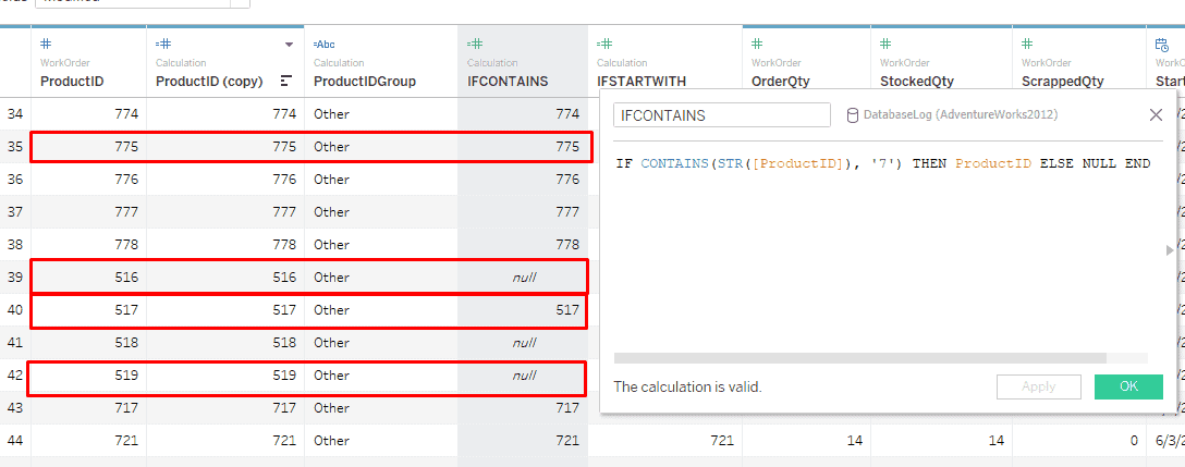 How do I create a variable with a logical function like IN or INLIST in ...