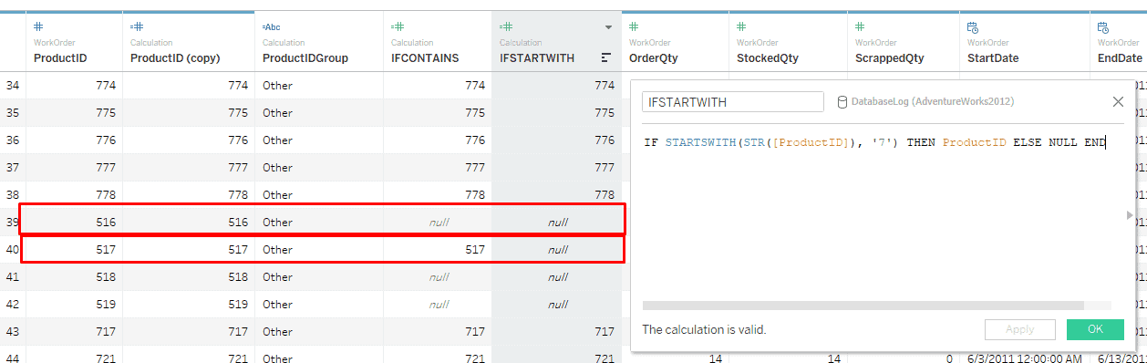 How do I create a variable with a logical function like IN or INLIST in ...