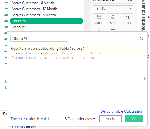 How to track churn rate over time in a Tableau dashboard? - Datameer