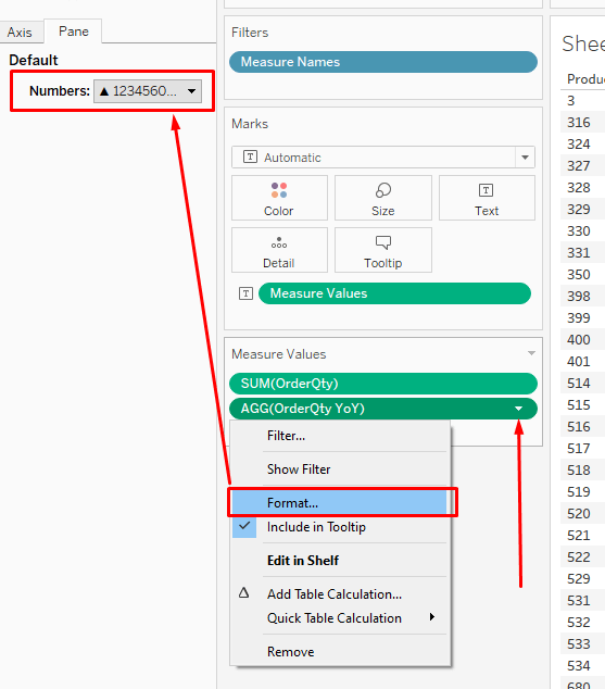 How to show up/down arrow (shape) based on trend in Tableau? - Datameer