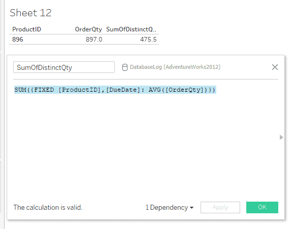 How To Calculate Sum Of Distinct Values In Tableau Datameer