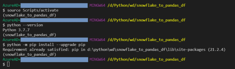 Get Snowflake Results In Pandas Dataframe Datameer