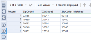 How to check if values from one field exists in a different field in Alteryx - Datameer