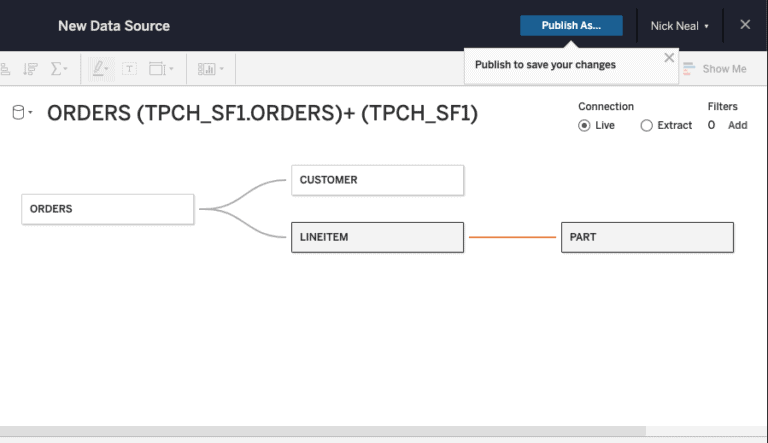 Connecting Snowflake to Tableau Online - Datameer