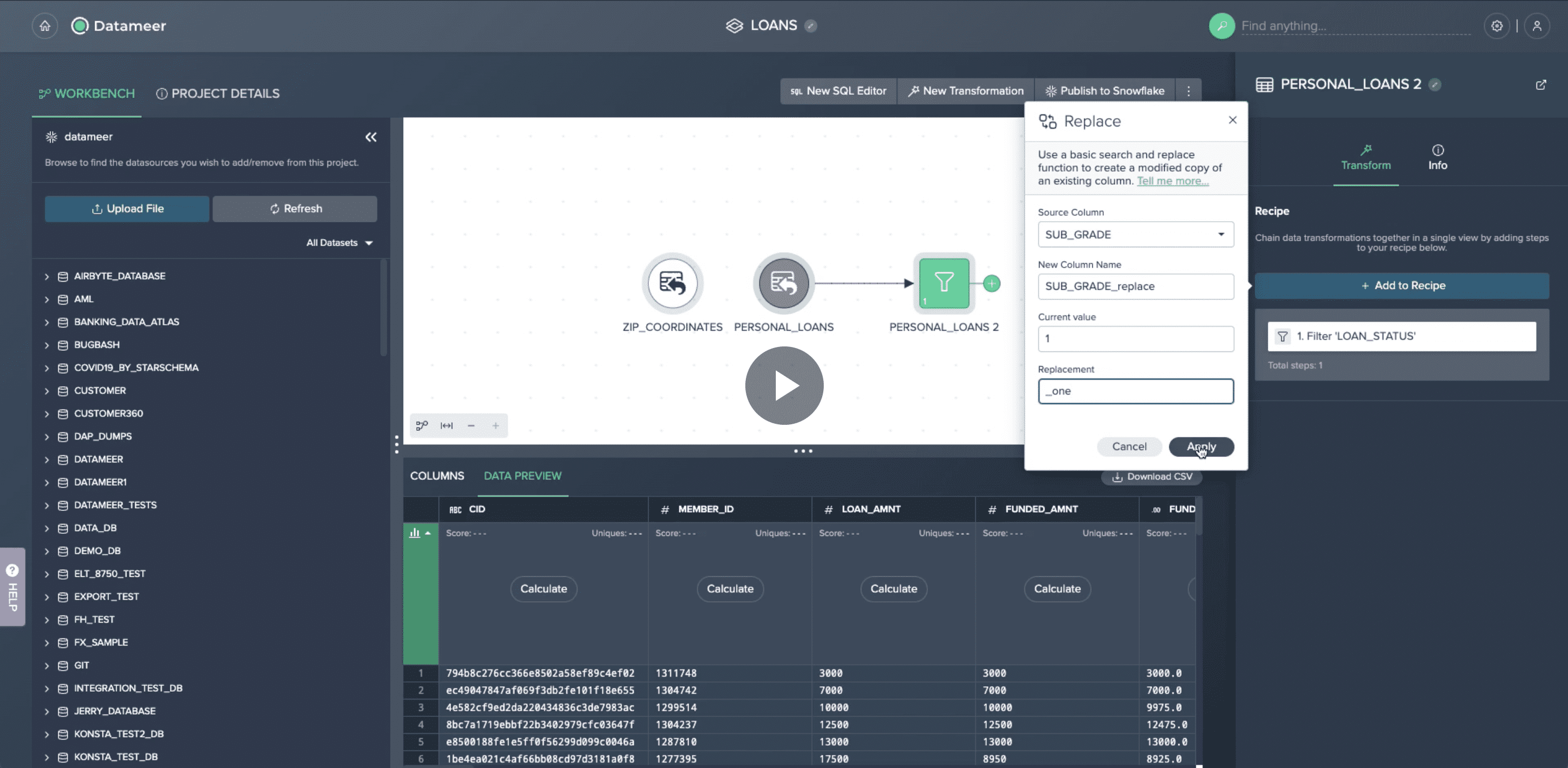 Datameer Demo Center - Datameer