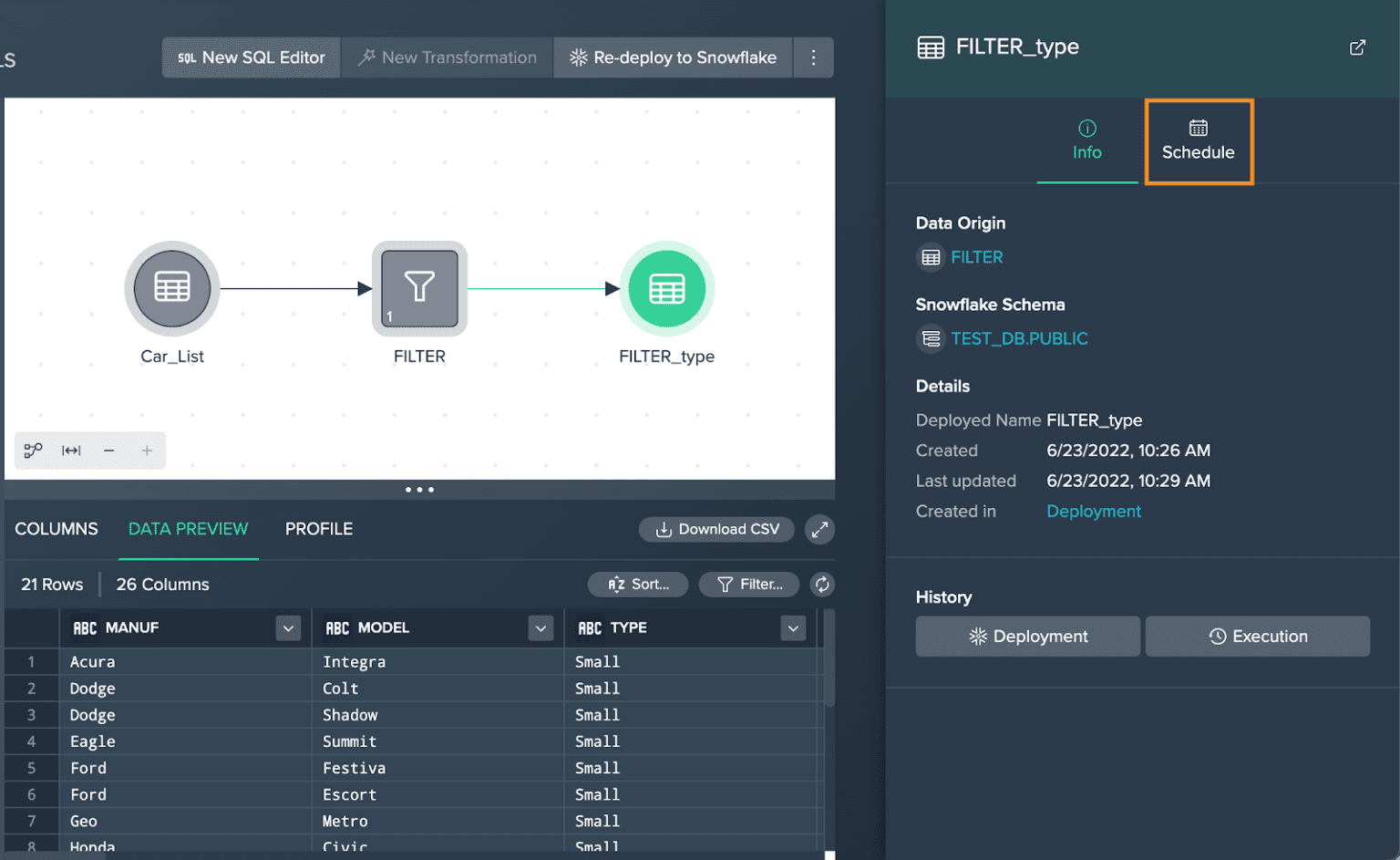 Handling "No Active Warehouse is Selected" error in Snowflake - Datameer