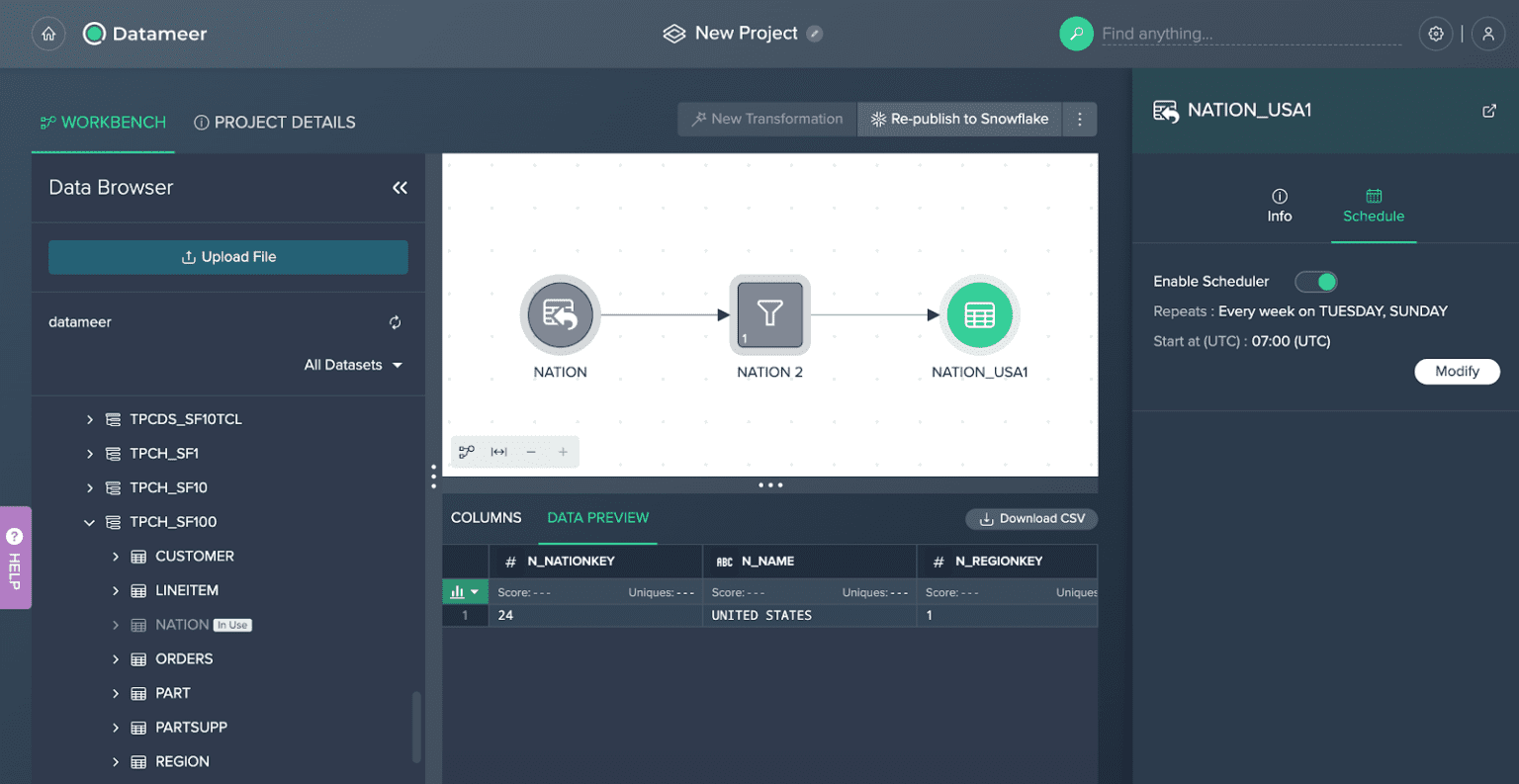 Handling "No Active Warehouse is Selected" error in Snowflake - Datameer