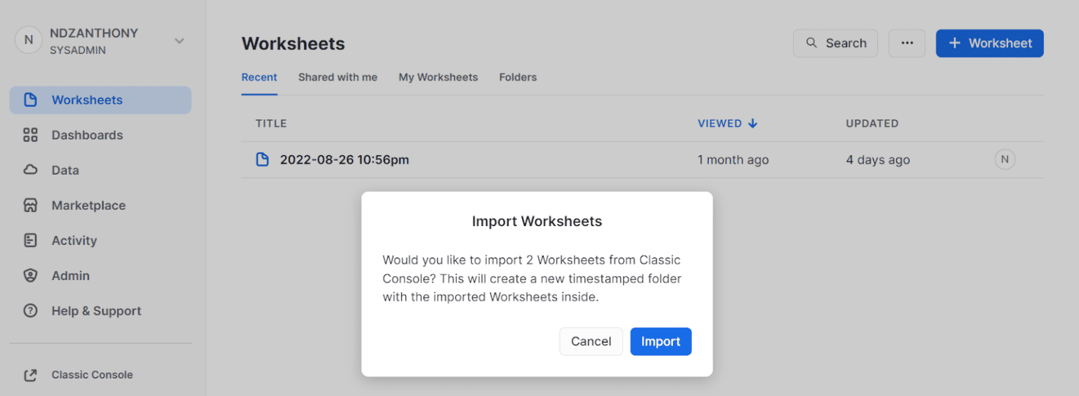 Snowflake is Moving to Snowsight and Phasing out the Classic Console ...