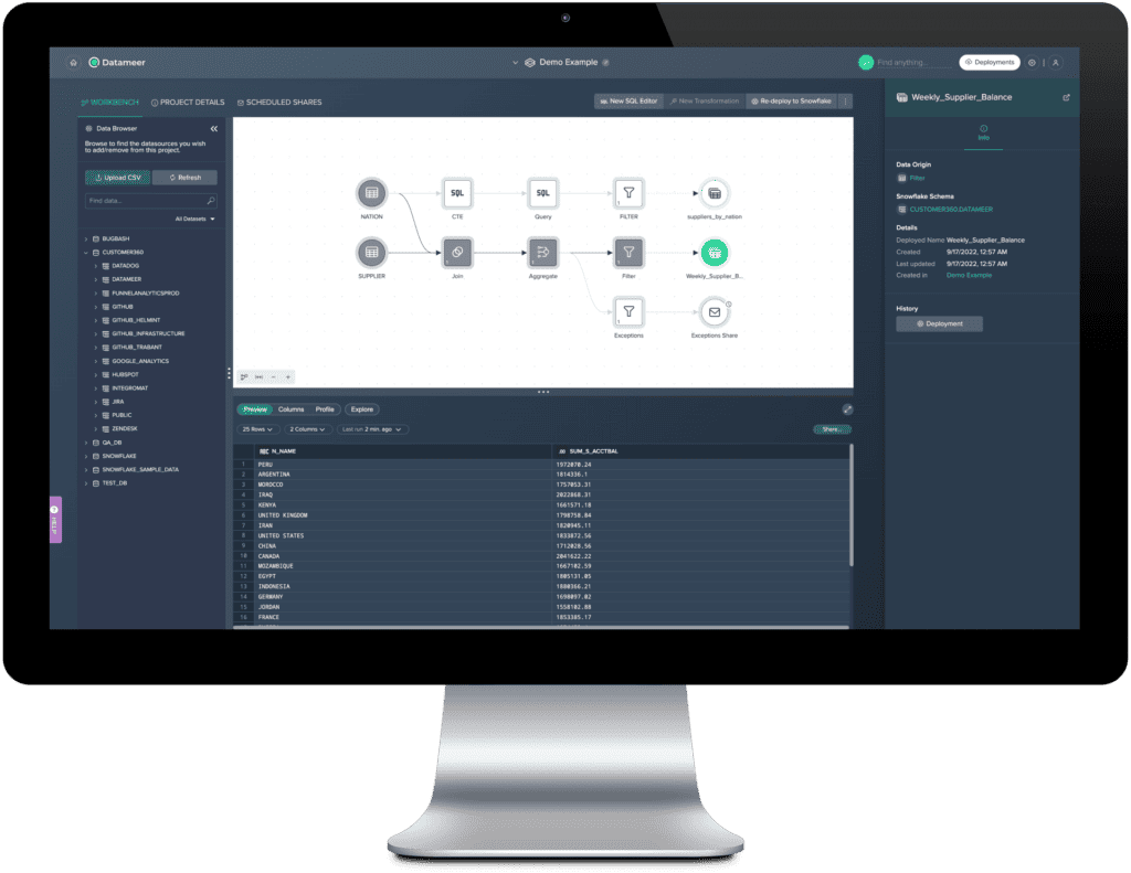Enhancing Your Snowflake Ui Experience Datameer